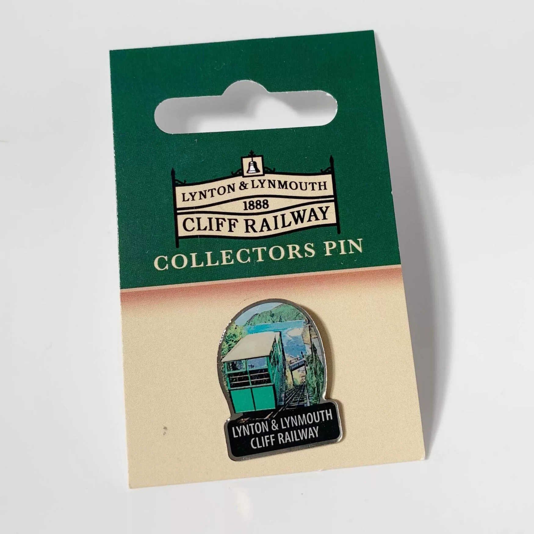 Metal Collector's pin - Lynton & Lynmouth Cliff Railway